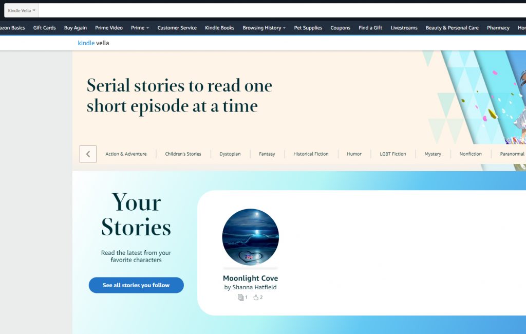 Kindle Vella – An Overview for Readers – Shanna Hatfield