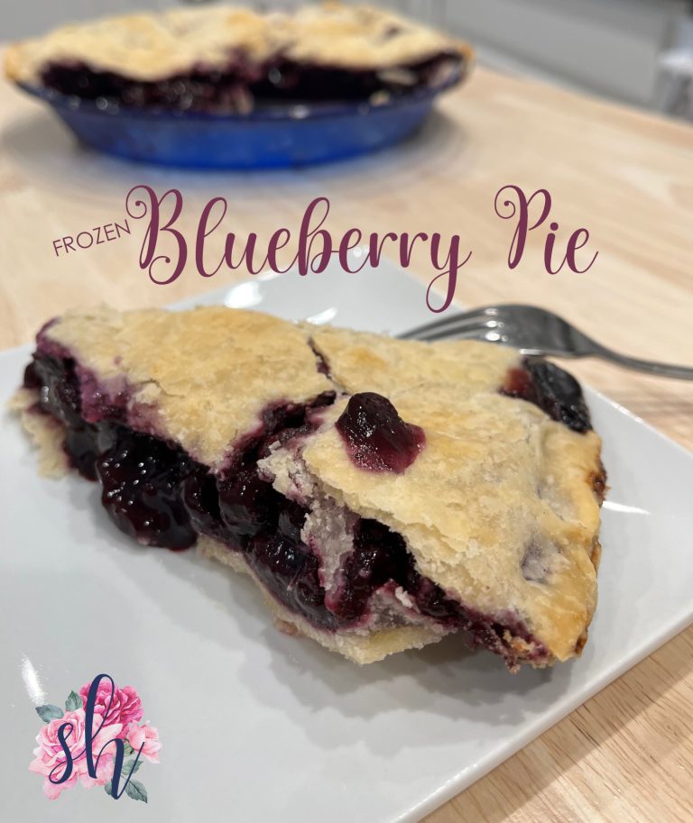 Frozen Blueberry Pie – Shanna Hatfield