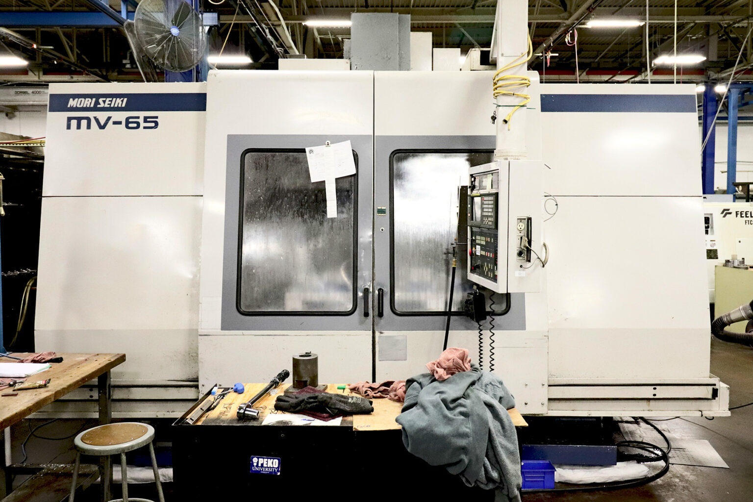 PEKO's Facilities - Mori Seiki MV65 CNC Vertical Machining Center
