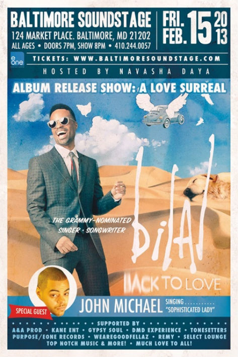 TICKET GIVEAWAY: Bilal at Baltimore Soundstage (Baltimore/DC) | The ...