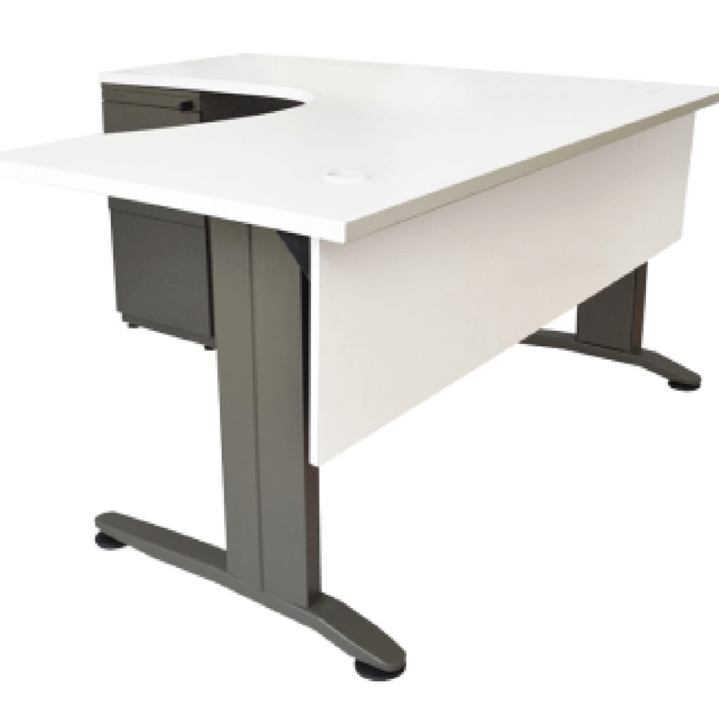 Escritorio en L para oficina – Flaminio Angulo & CIA – LTDA