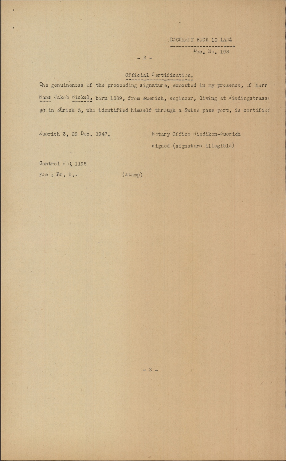 Nuremberg - Document Viewer - Letter to Mrs. Lanz, on General Lanz's ...