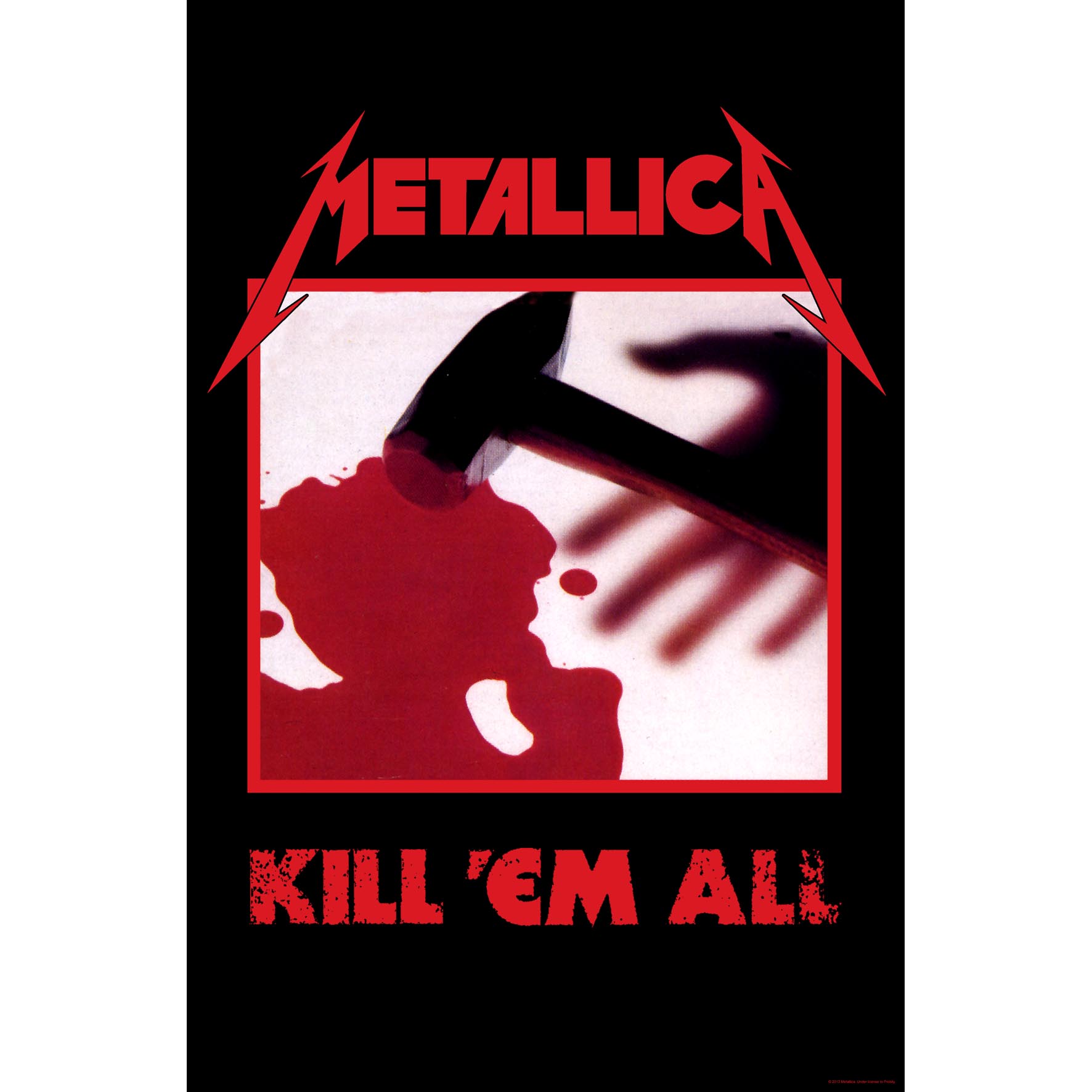Metallica Textile Poster Kill 'Em All