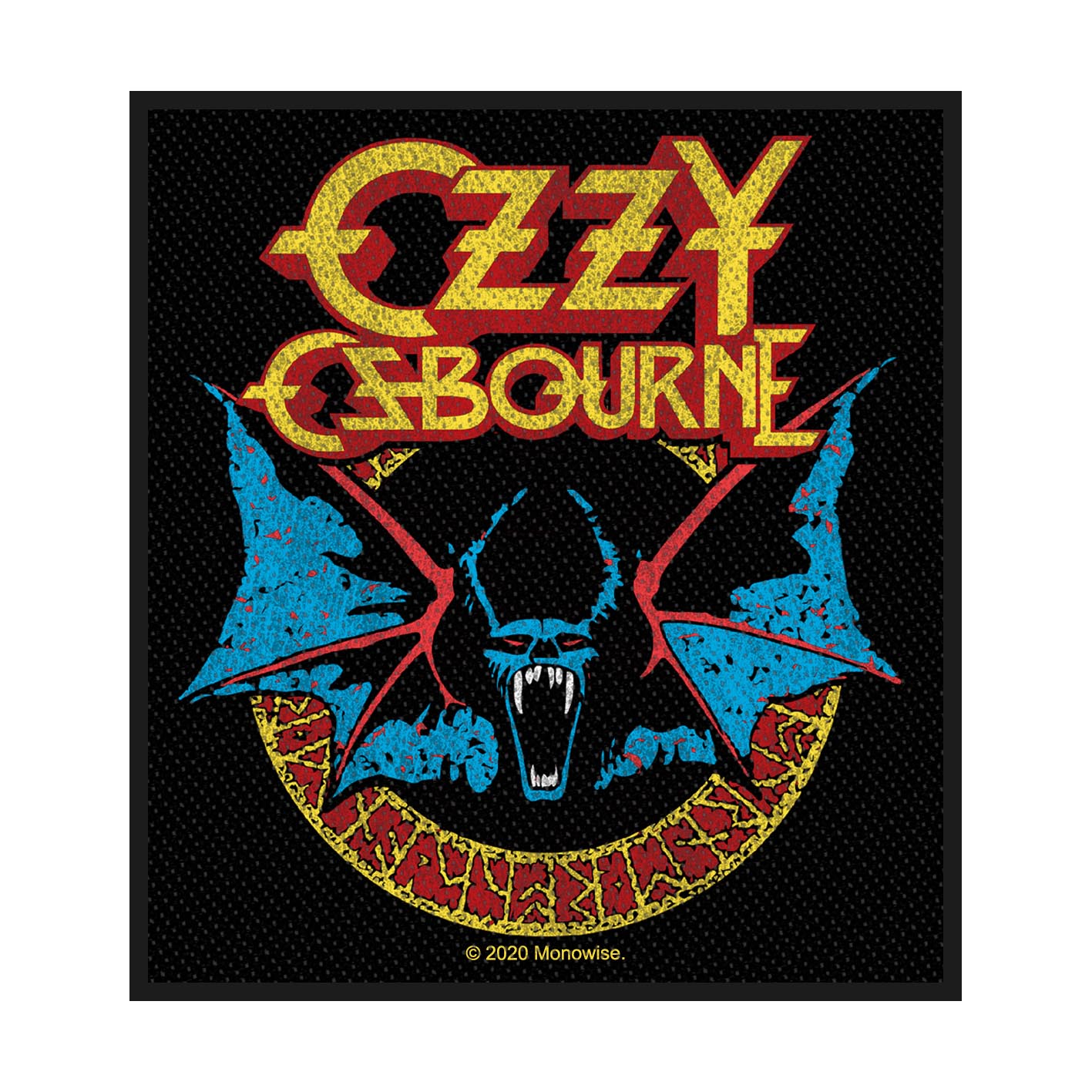 Ozzy Osbourne 'Bat' Woven Patch - HMOL