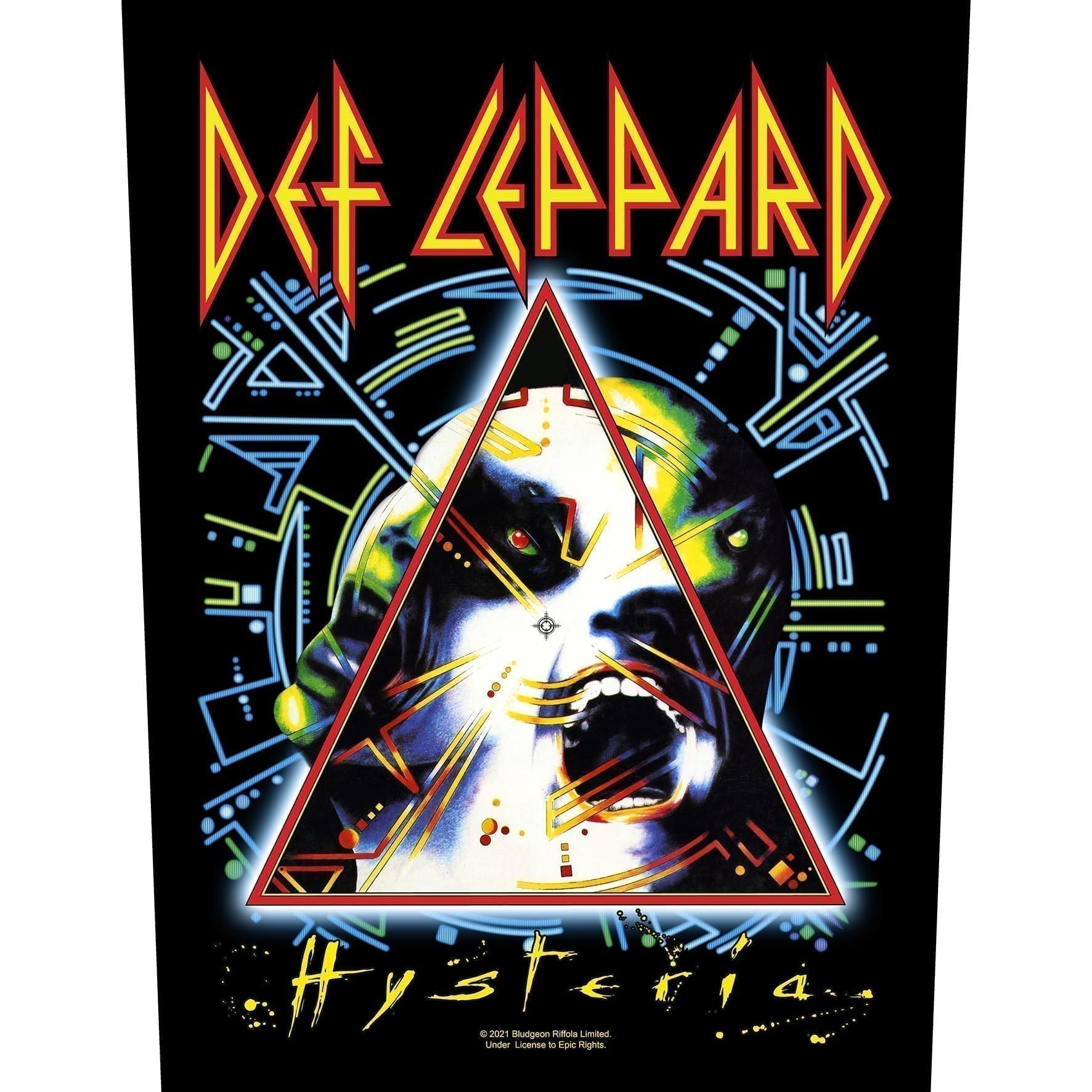 Def Leppard 'Hysteria' Backpatch - HMOL