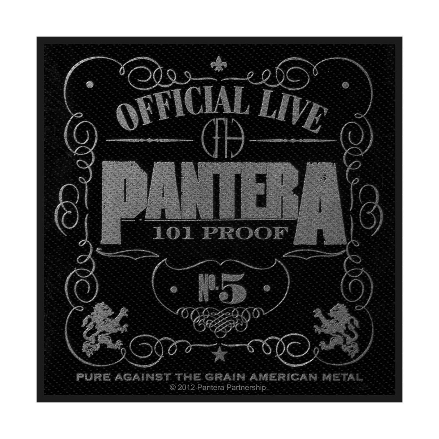 Pantera Woven Patch 101% Proof