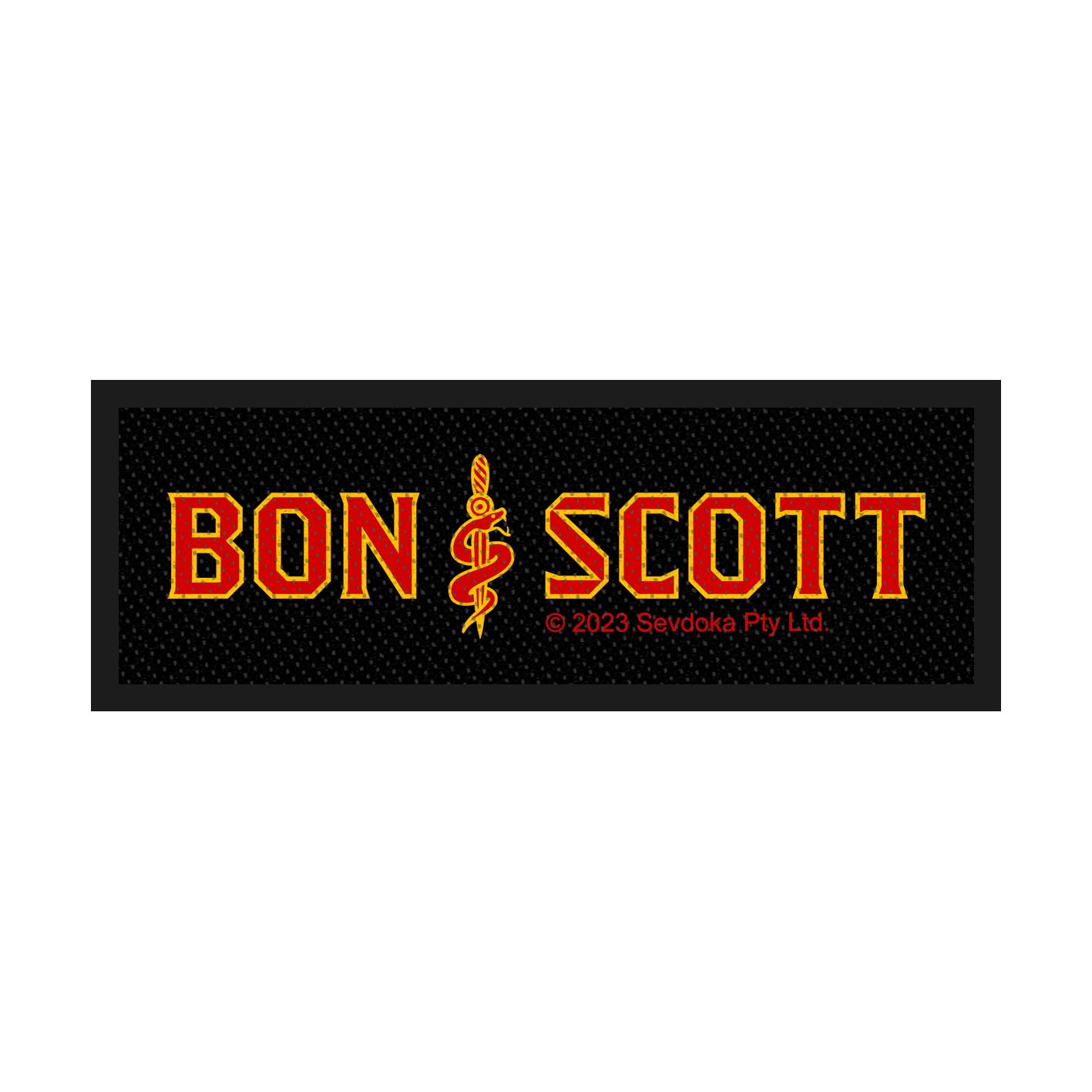 Bon Scott 'Brother Snake' Woven Patch - HMOL