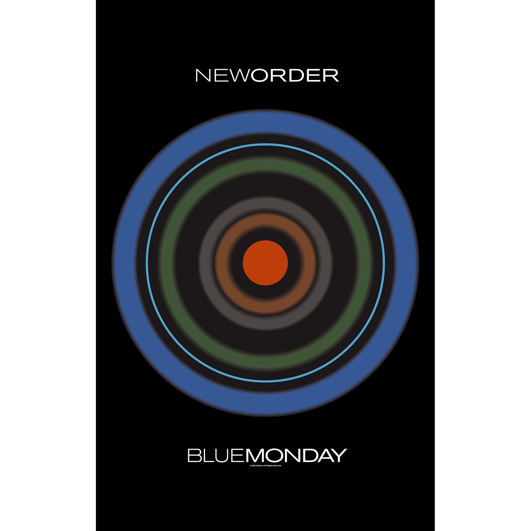 New Order ‘Blue Monday’ Textile Poster – HMOL