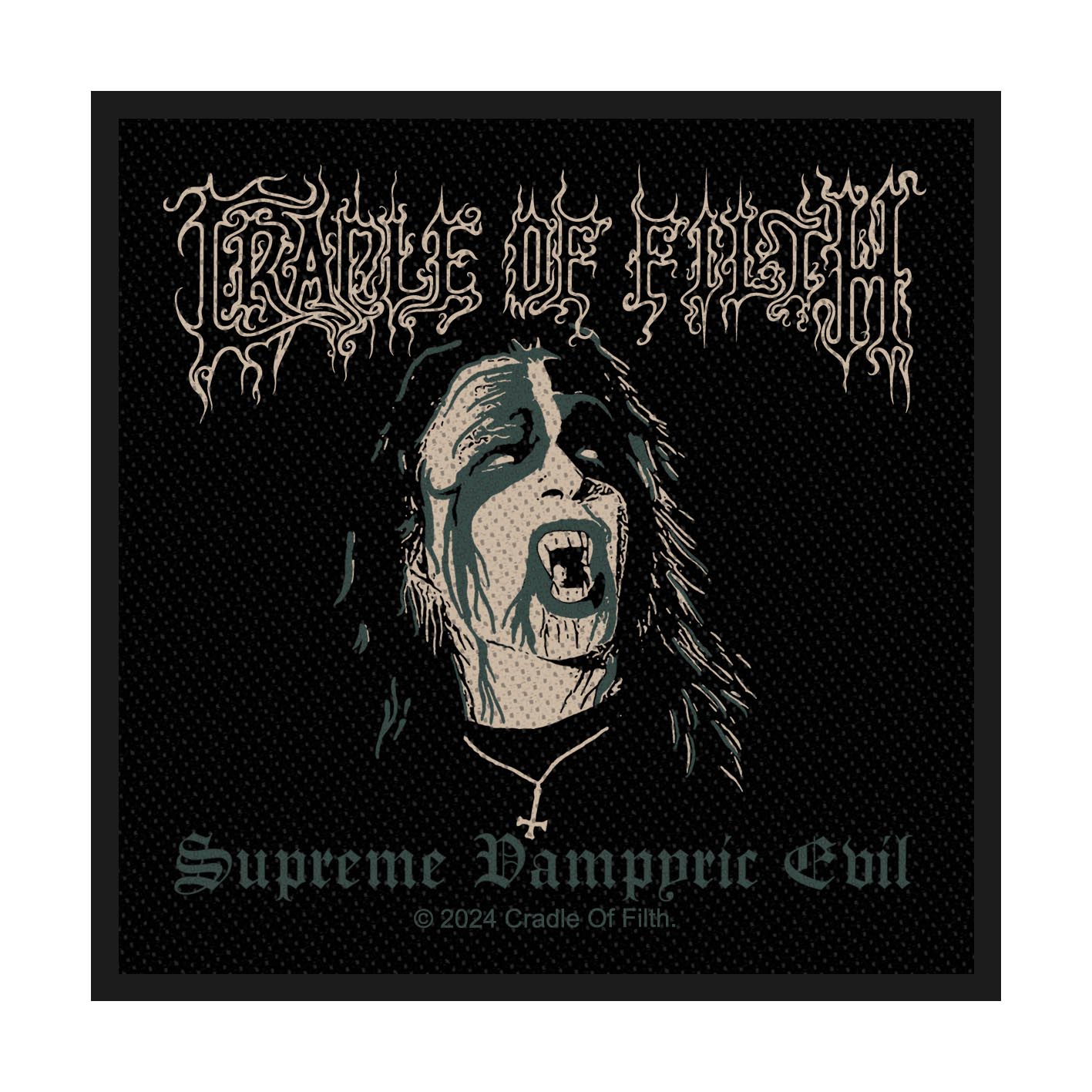 Cradle Of Filth 'Supreme Vampyric Evil' Woven Patch - HMOL
