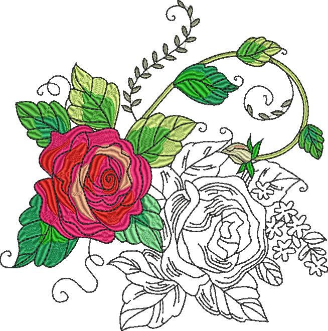 Rose Flowers Design