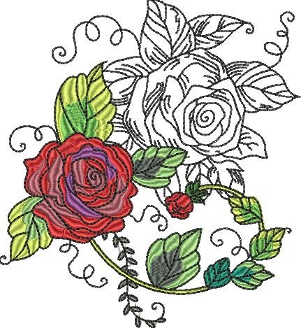 Rose Flowers Design