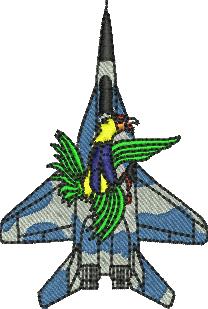 Fighting Aircraft Embroidery Design Art (24)