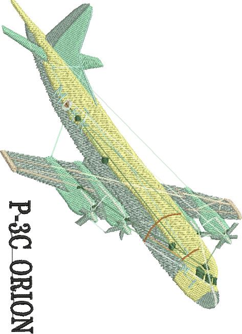 Fighting Aircraft Embroidery Design Art (24)