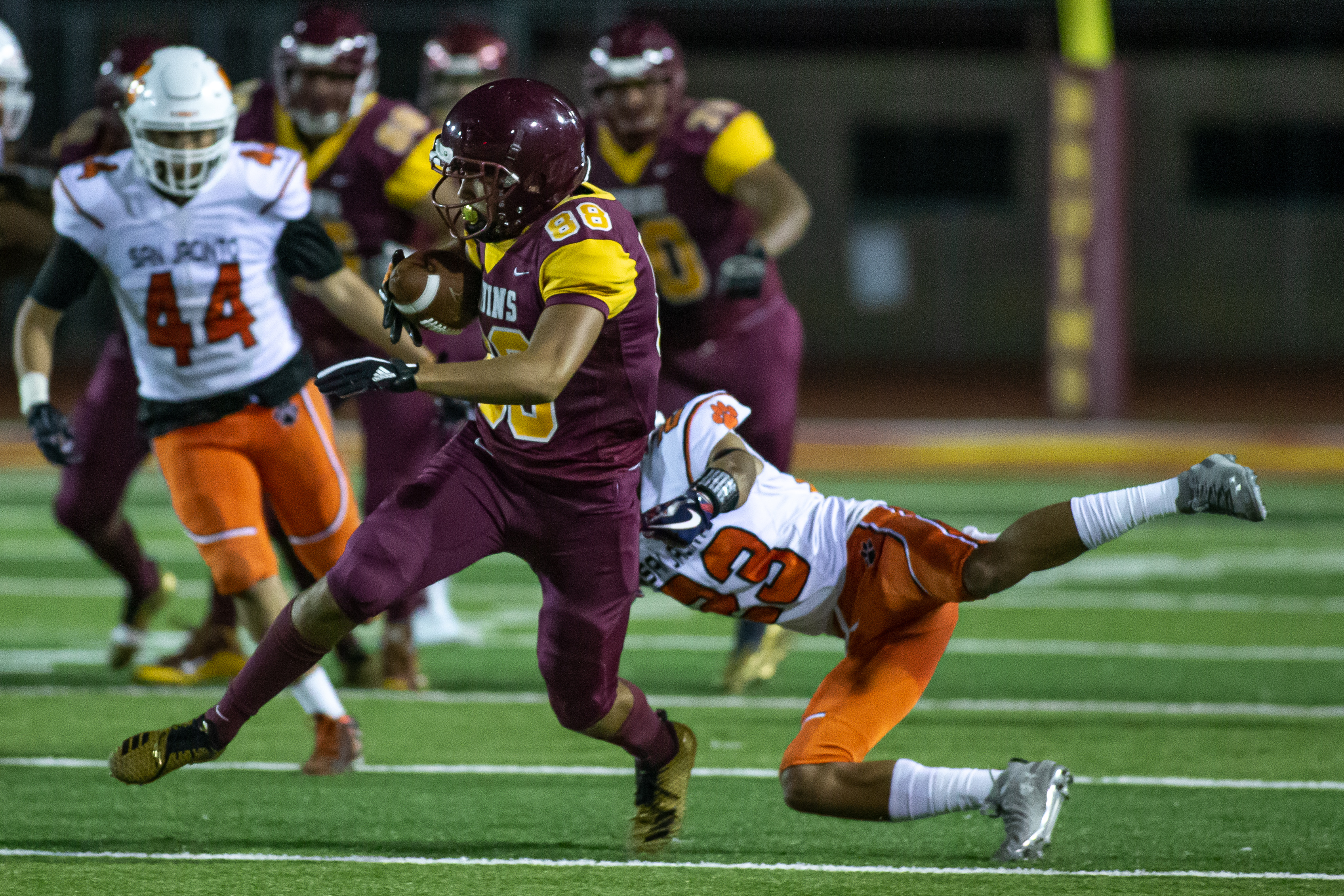 Football: Bruner Touchdowns Take Wilson Past San Jacinto – The562.org